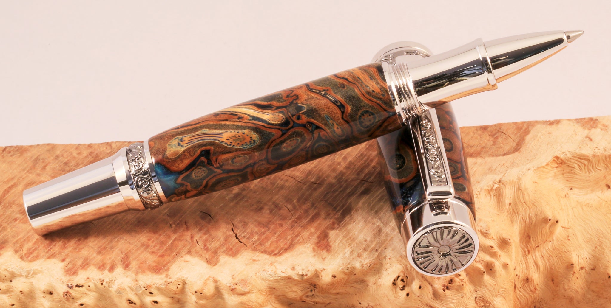 RH Palm Root Rollerball Pens